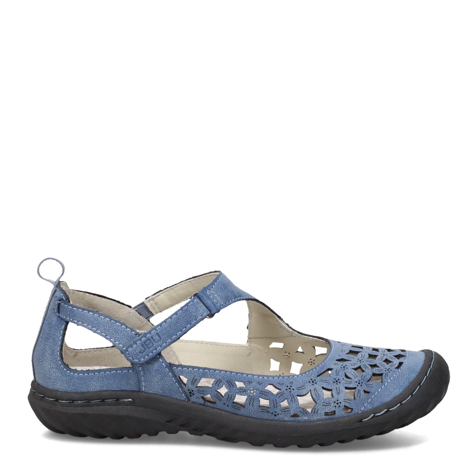 JBU by Jambu Women's Bellerose Mary Jane Flat, Denim, 7