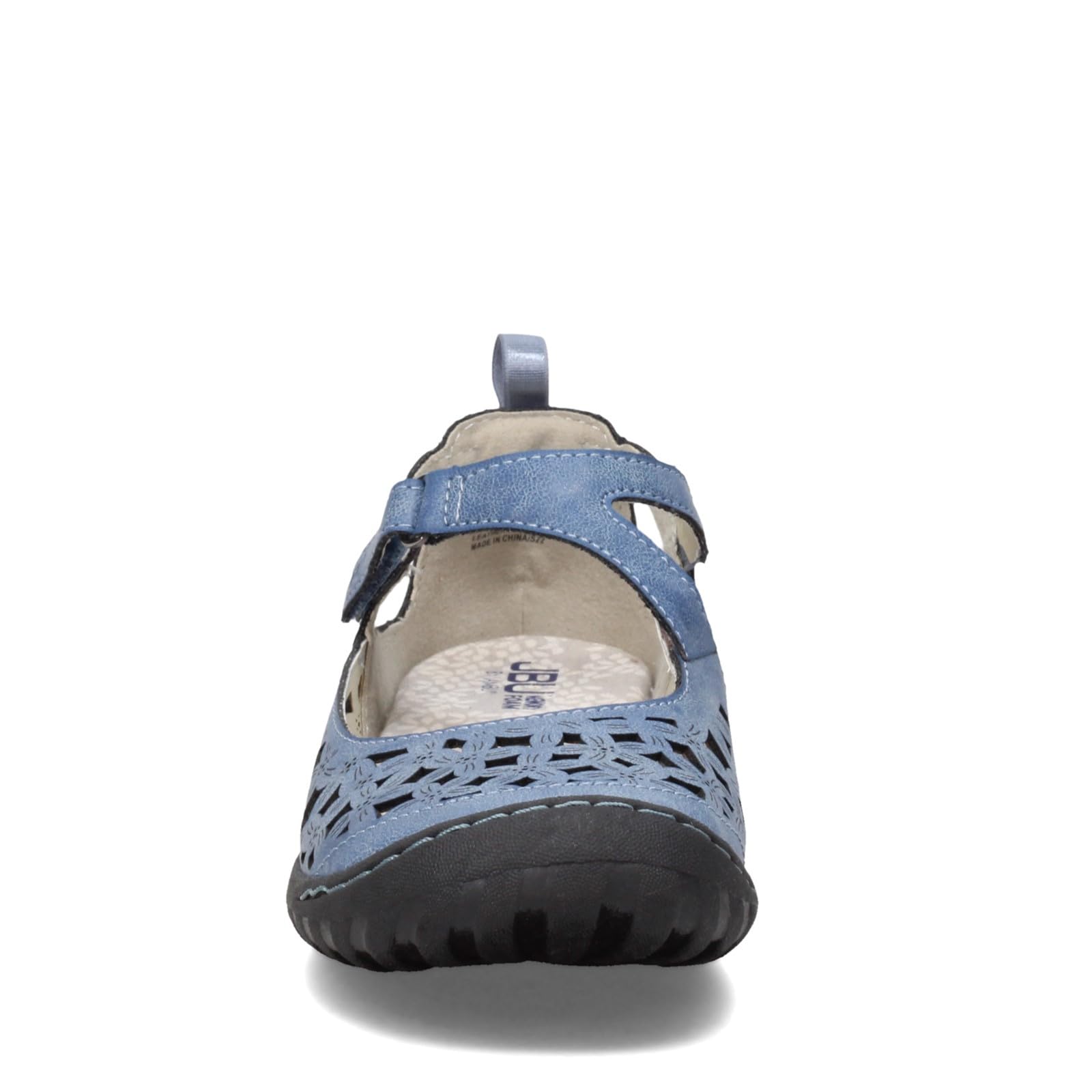 JBU by Jambu Women's Bellerose Mary Jane Flat, Denim, 7