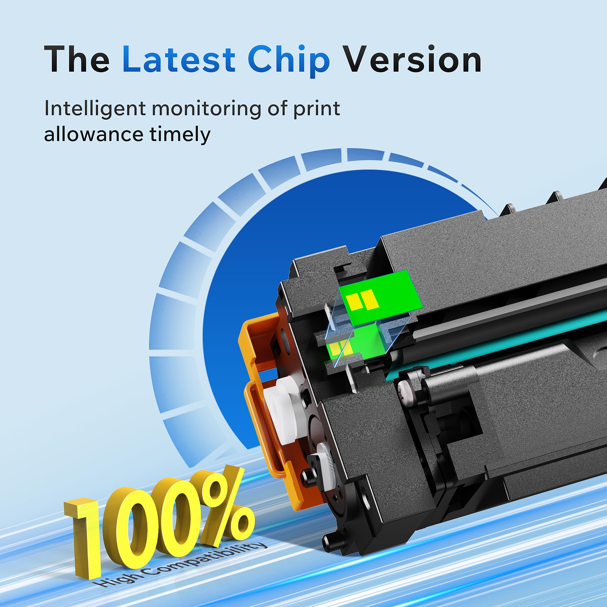 Valuetoner Compatible Toner Cartridge Replacement for HP 201X 201A CF400X CF401X CF402X CF403X CF400A for Color Laserjet Pro MFP M277dw M252dw M277n M277c6 M252n M277 (Black, Cyan, Magenta, Yellow)