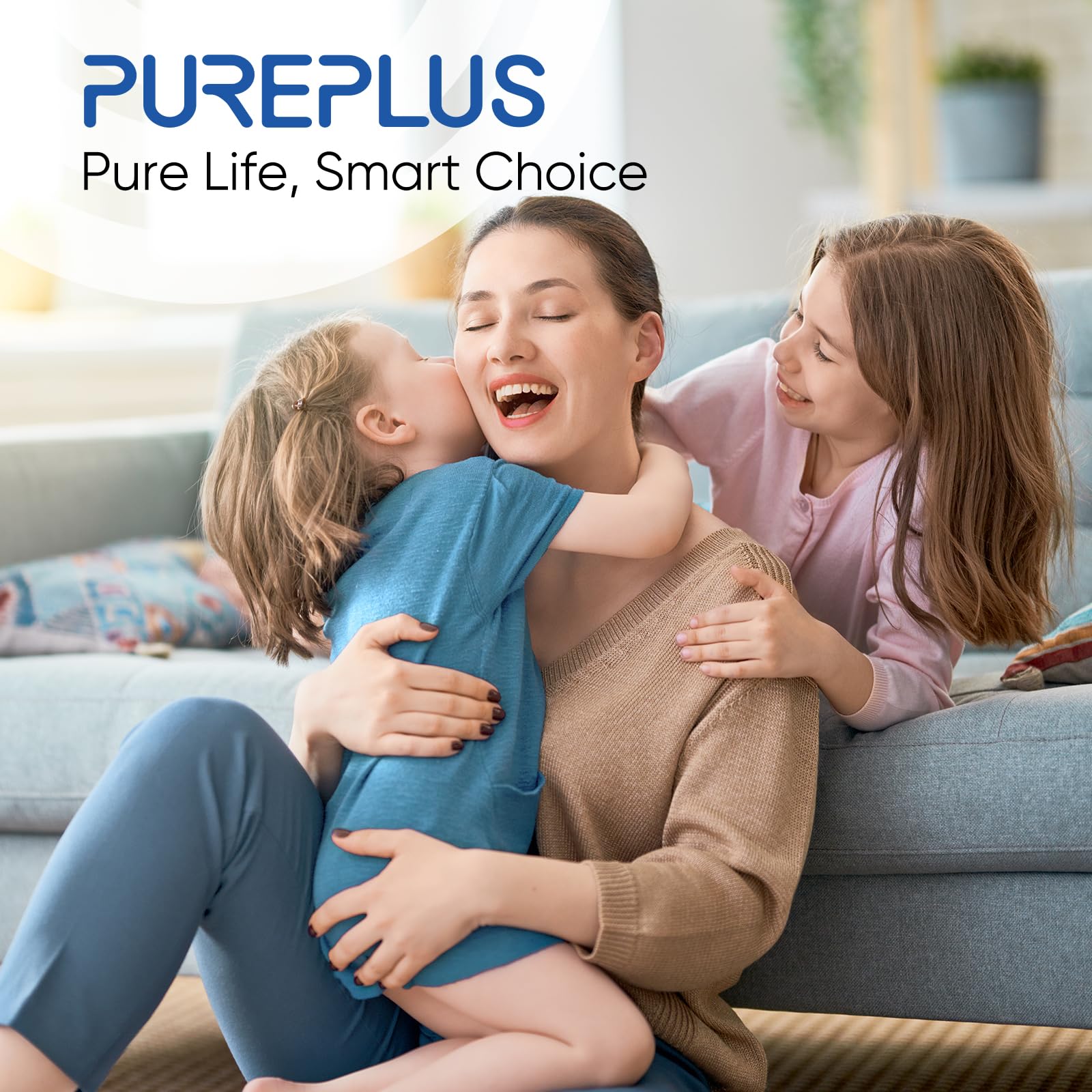 PUREPLUS 5 Micron 10" x 4.5" Whole House Sediment and Carbon Water Filter Replacement Cartridge for GE FXHTC, GXWH40L, GXWH35F, GNWH38S, Culligan RFC-BBSA, WRC25HD, PP10BB-CC, Pentek RFC-BB, 2Pack