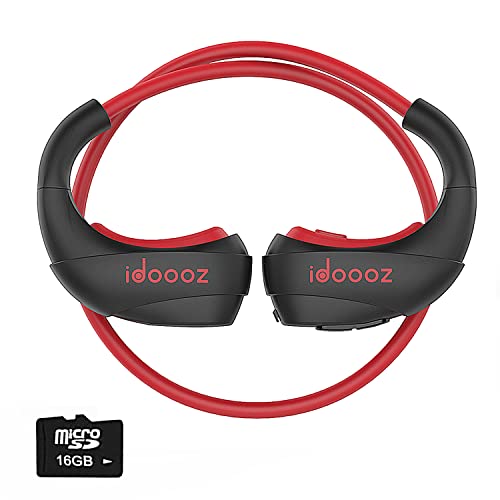 Wireless Bluetooth Mp3 Player Included 16GB Memory, Mp3 Player with Bluetooth Headphones,in-Ear Headphones for Workout,Cordless Sports Ear Buds for Gym Running Jogging(All-in One)