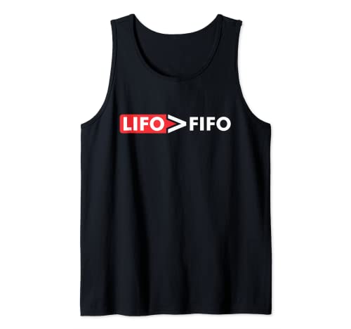 LIFO > FIFO Accountant Controller CPA Bookkeeper Funny Cute Tank Top