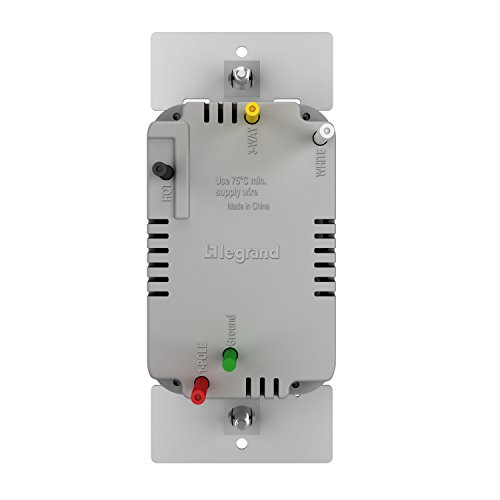 Legrand - Pass & Seymour Radiant WWRL10WHCCV2 Enabled, White Smart Wi-Fi Switch