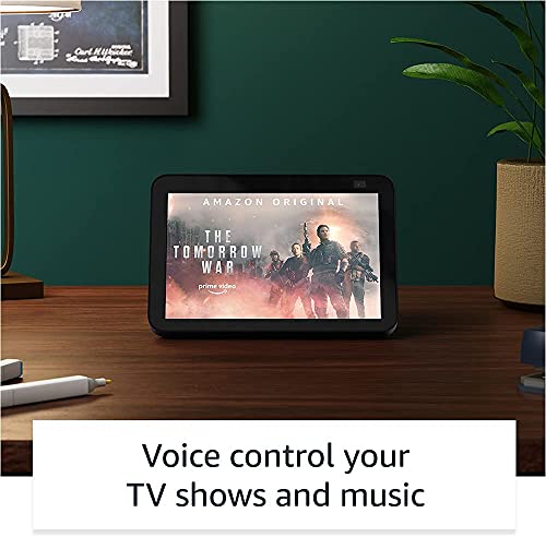 Smart Home Bundle - Echo Show 8 + Blink Video Doorbell + Blink Outdoor 1-Cam System + 2 Smart Plugs