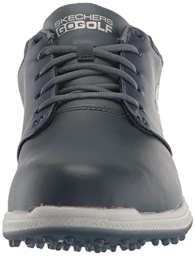 Skechers Women's Elite 4 Hyper Burst Waterproof Spikeless Golf Shoe, Slate, 6