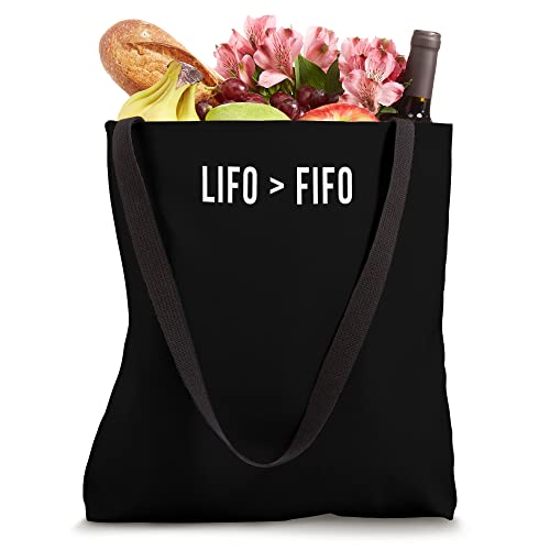 LIFO > FIFO Accountant Controller CPA Bookkeeper Funny Cute Tote Bag
