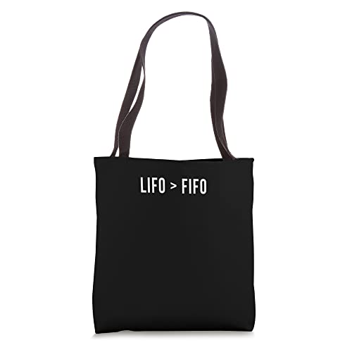 LIFO > FIFO Accountant Controller CPA Bookkeeper Funny Cute Tote Bag