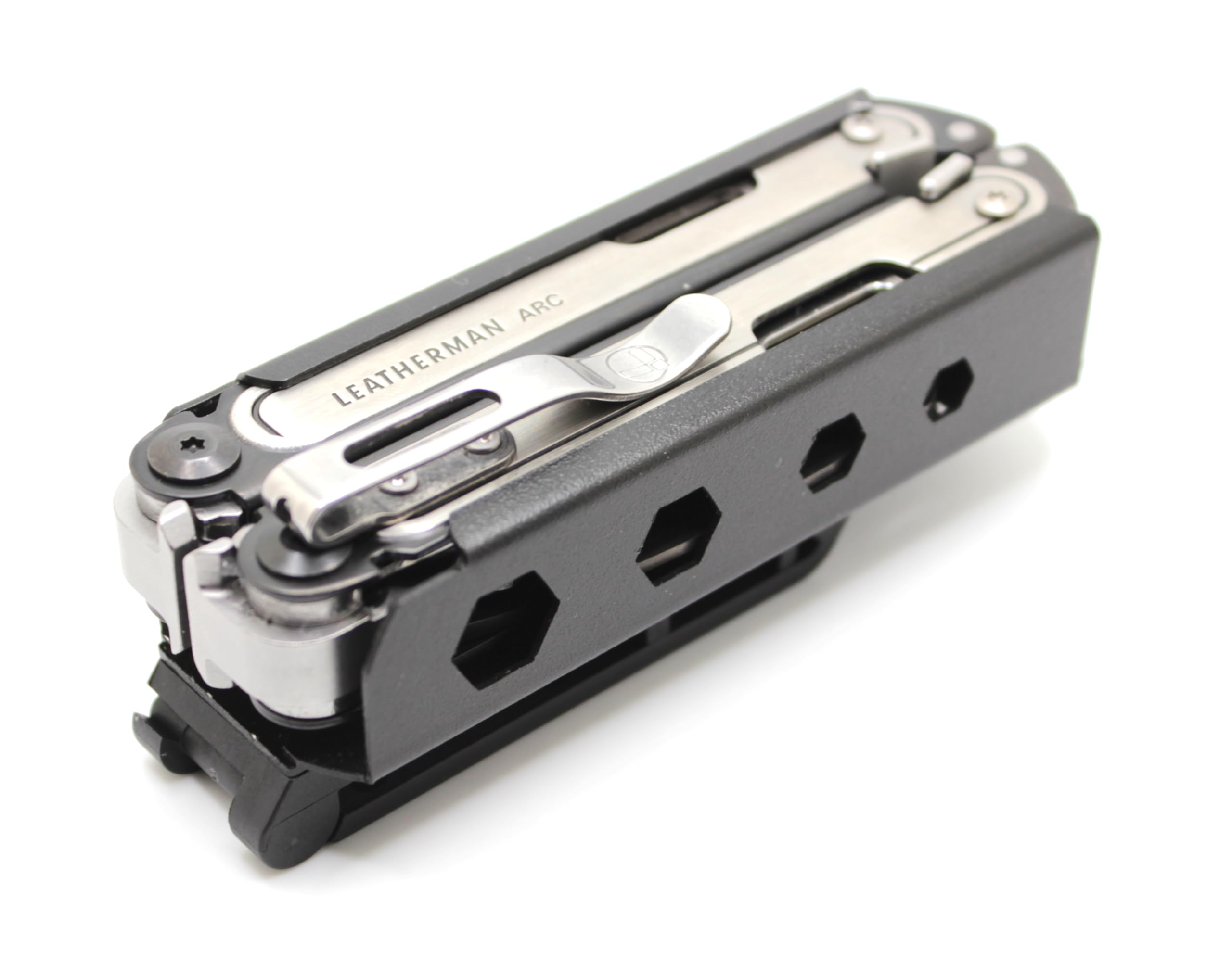 RAE Gear ARC Sheath + Compatible with Leatherman ARC Multitool Universal Belt Size & ROTATABLE Belt Clip (Tool NOT Included)