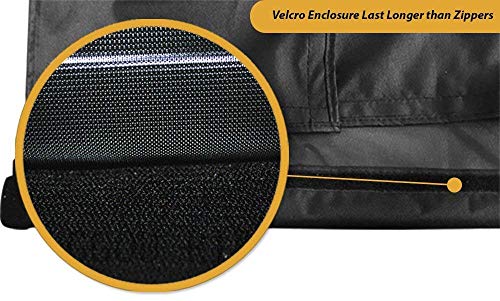 Outdoor TV Cover 50" - 52" - with Bottom Cover - The Weatherproof and Dust-Proof Material with Free Microfiber Cloth. Protect Your TV Now!