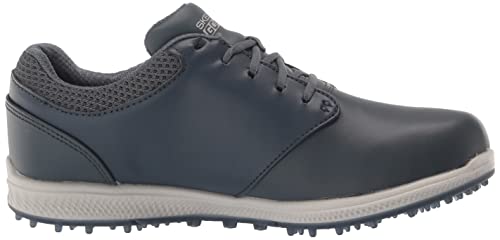 Skechers Women's Elite 4 Hyper Burst Waterproof Spikeless Golf Shoe, Slate, 6