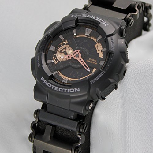 Link- watch adapter compatible with LEATHERMAN TREAD LT - Black (Lug size 26mm, Black, TREAD LT)