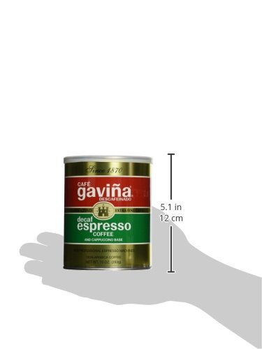 Cafe Gavina Decaf Espresso Roast Extra Fine Ground Coffee, 100% Arabica, 10-Ounce Can