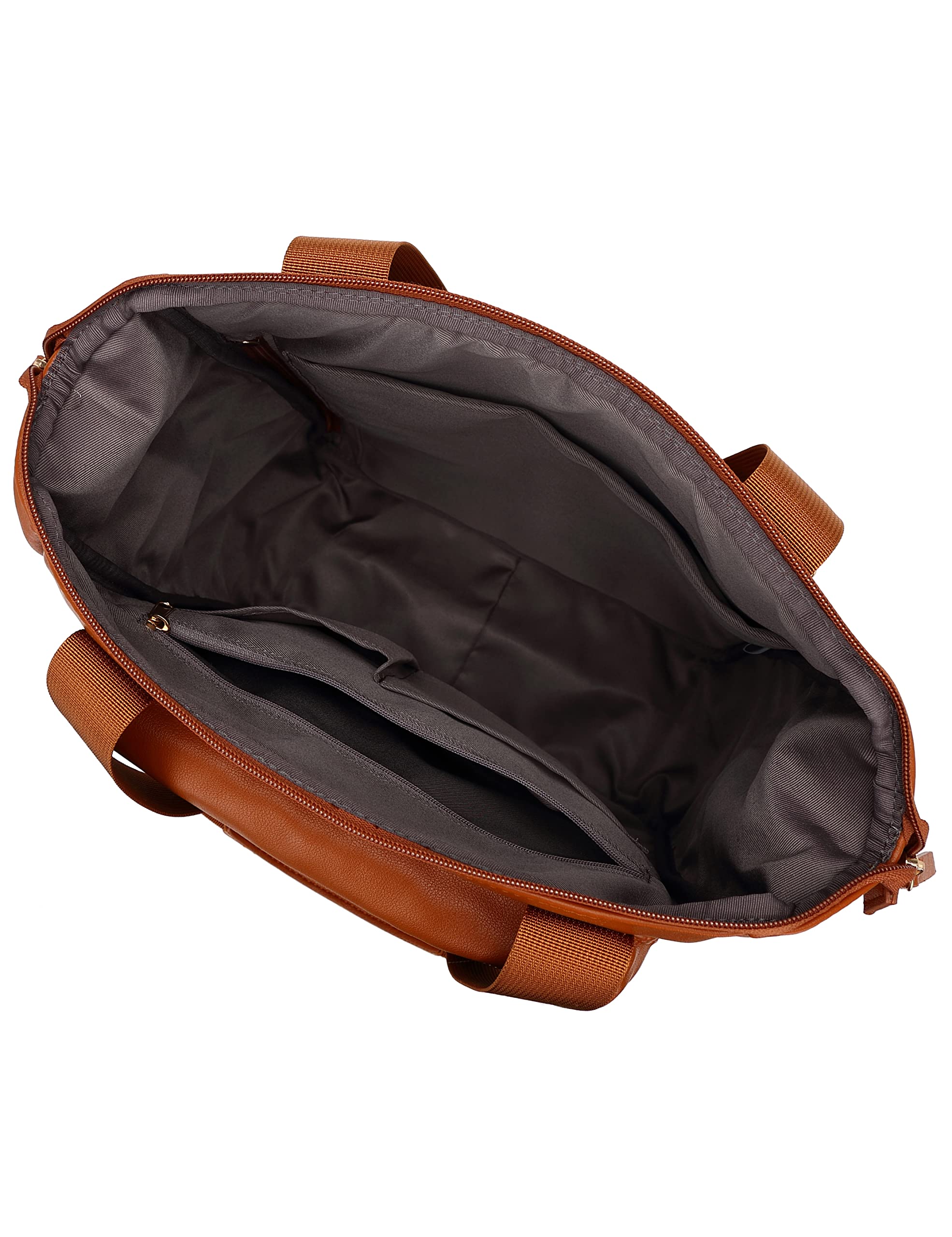 Kah&Kee Feaux Leather Convertible Backpack Tote Bag Casual Travel Daypack 2way for Women Man (Black)