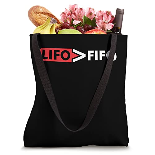 LIFO > FIFO Accountant Controller CPA Bookkeeper Funny Cute Tote Bag