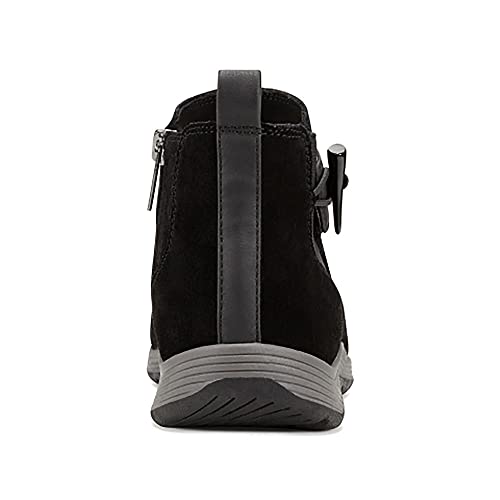 Easy Spirit Women's HADELY Ankle Boot, Black 001, 9 Wide