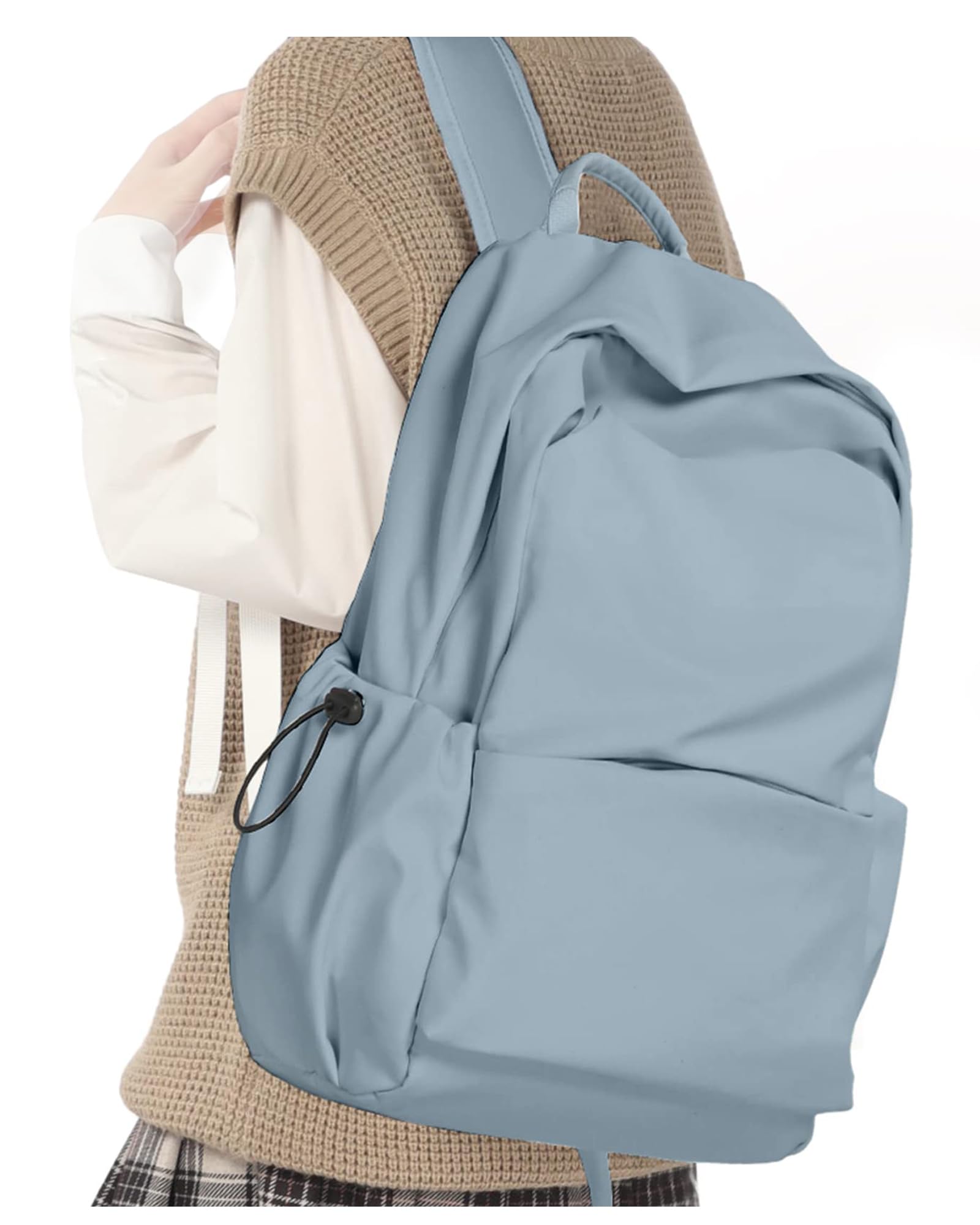 UPPACK Backpack For Women Aesthetic Blue Backpack For Men Lightweight Gym Backpack Bag Casual Daypack Laptop Backpack College