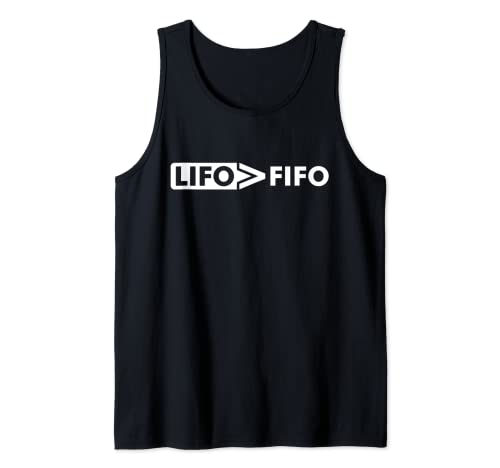 LIFO > FIFO Accountant Controller CPA Bookkeeper Funny Cute Tank Top
