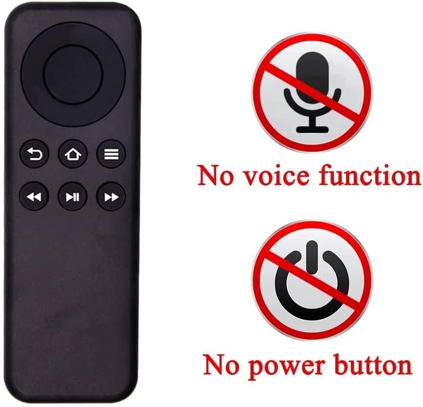 Replacement for Amazon Fire TV Stick Remote Control,Compatible with All Amazon Fire TV Box Remote Control, No Mic Voice Function