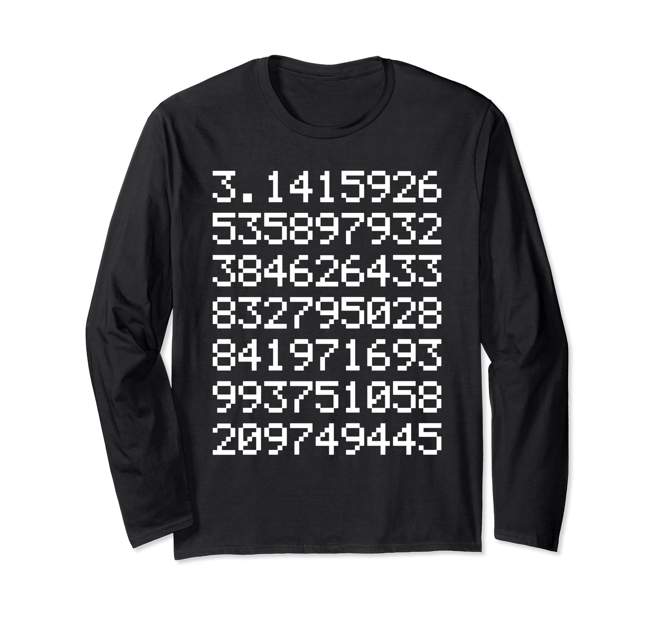 3.14 Pi Day Number Math Geek Teachers Graphing Calculator Long Sleeve T-Shirt