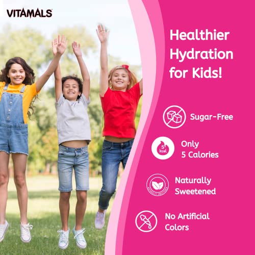 Vitamals Vitamin Enhanced Flavored Water. Crabby Cotton Candy. Sugar Free, Low Calorie & No Artificial Flavors. 12 fl oz (Pack of 6)
