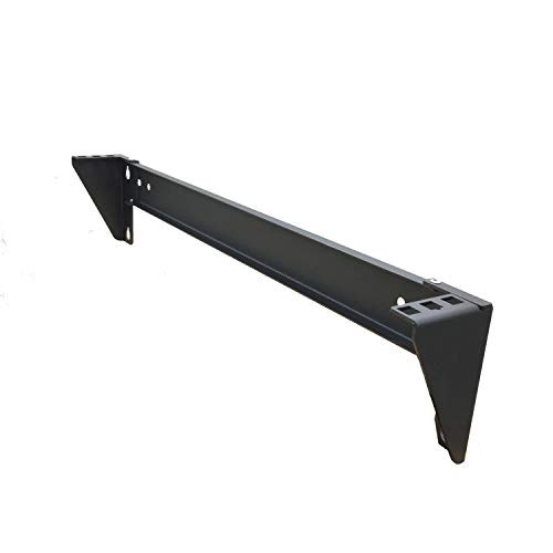 Mofangtech 1U Folding 19 Inches Cold Rolled Steel Wall Mountable Simple Vertical Rack and Networking Euipment Rack Including Hardware for Assembly(1U100
