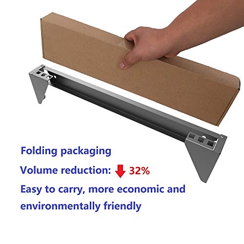 Mofangtech 1U Folding 19 Inches Cold Rolled Steel Wall Mountable Simple Vertical Rack and Networking Euipment Rack Including Hardware for Assembly(1U100