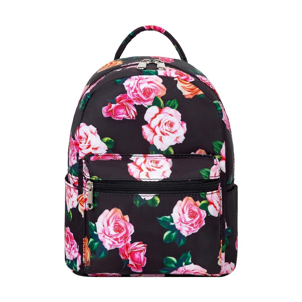 Cute 10 inch mini pack bag backpack for grils children and adult (flower1)