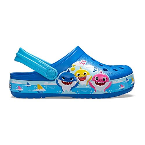 Crocs Kids' Baby Shark Band Clog , Baby Shark, 8 Toddler