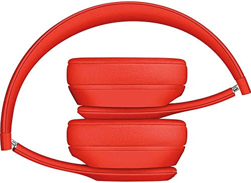 Beats by Dr. Dre - Beats Solo3 Wireless On-Ear Headphones - (Citrus Red) (Renewed)