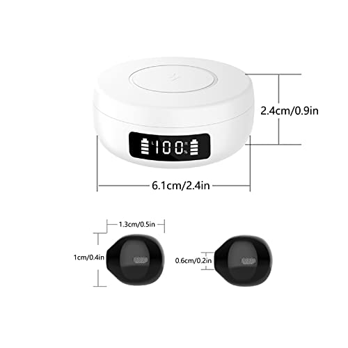 #6Y19wi X6 5 1 Semi in Ear Mini Sports Headphone Wireless Charging Pad for 13 Display Earphone