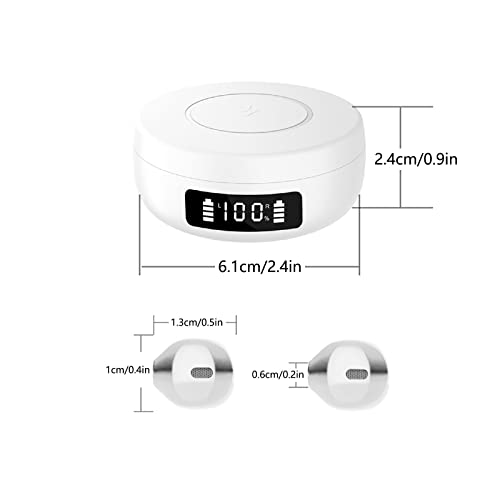 #6Y19wi X6 5 1 Semi in Ear Mini Sports Headphone Wireless Charging Pad for 13 Display Earphone