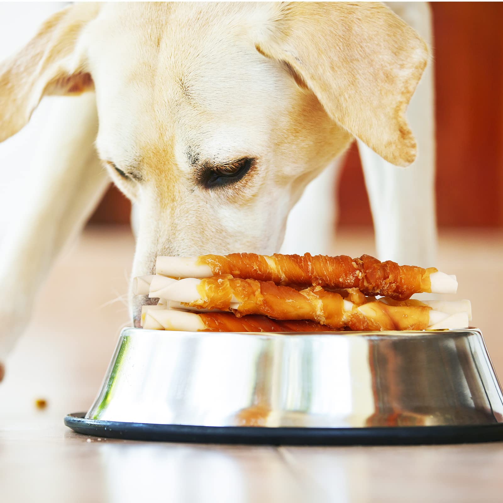 HealthyBones Chicken Breast Wrapped Natural Dog Treats for Cane Corso and Other Large Working Dogs, 18 Count