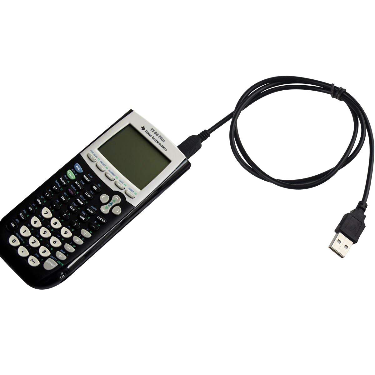 Sqrmekoko USB PC Charger Charging Cable Cord for TI-84 Plus, TI-84 Plus CE, TI 89 Titanium, TI Nspire CX/TI Nspire CX CAS Graphing Calculators