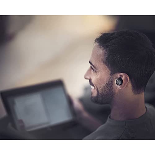 Bang & Olufsen 28550VRP Beoplay EQ Active Noise Cancelling Wireless in-Ear Headphones Black Bundle with 1 YR CPS Enhanced Protection Pack