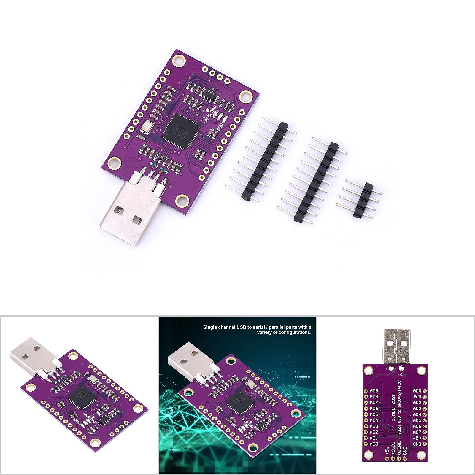 High Speed Multifunction, CJMCU FT232H High Speed Multifunction USB to JTAG UART/FIFO SPI/I2C Module