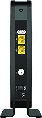 NETGEAR N600 (8x4) WiFi DOCSIS 3.0 Cable Modem Router (C3700) Certified for Xfinity from Comcast, Spectrum, Cox, Spectrum & more
