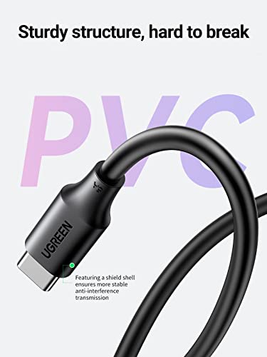 UGREEN 100W USB C Cable 3-Pack 5A Fast Charging Compatible with MacBook Pro 2022, iPad Pro 2022, iPad Air 5, Galaxy S23/S22 Ultra, Pixel, PS5, Switch, etc. 6.6FT