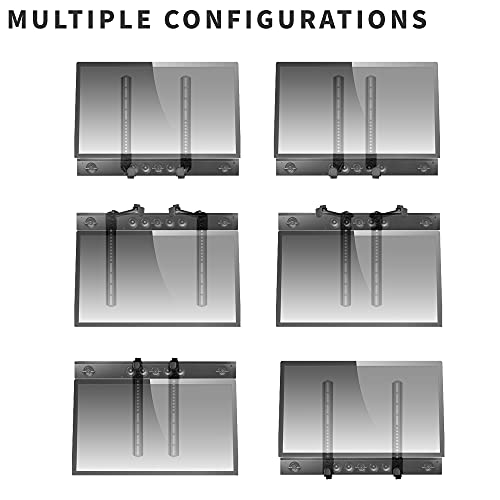 VIVO Steel Soundbar Bracket Speaker Mount with Non-Slip Base, Above or Below Wall Mounted TV, Fits Most VESA Patterns, 33 lbs Capacity, Mount-SPSB5