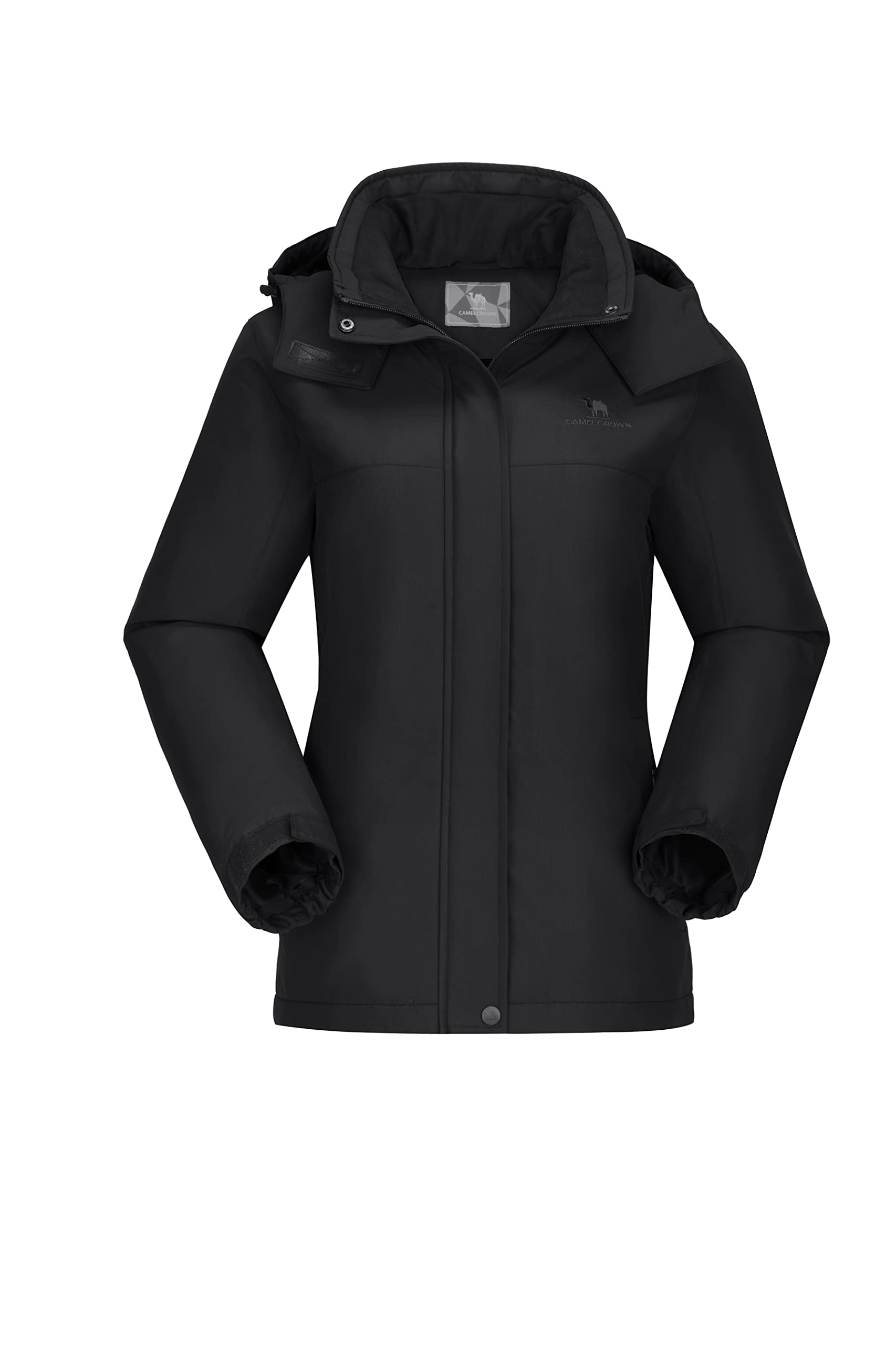 CAMEL CROWN Women's Ski Jacket Winter Snow Coat Warm Fleece Mountain Waterproof Female Jacket