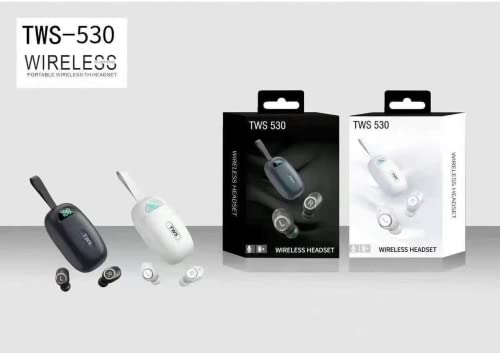 UX530 Wireless Earbuds for Apple iPad 10.2 (2021) with Immersive Sound True 5.0 Bluetooth in-Ear Headphones with 2000mAh Charging Case - Stereo Calls Touch Control IPX7 Sweatproof Deep Bass
