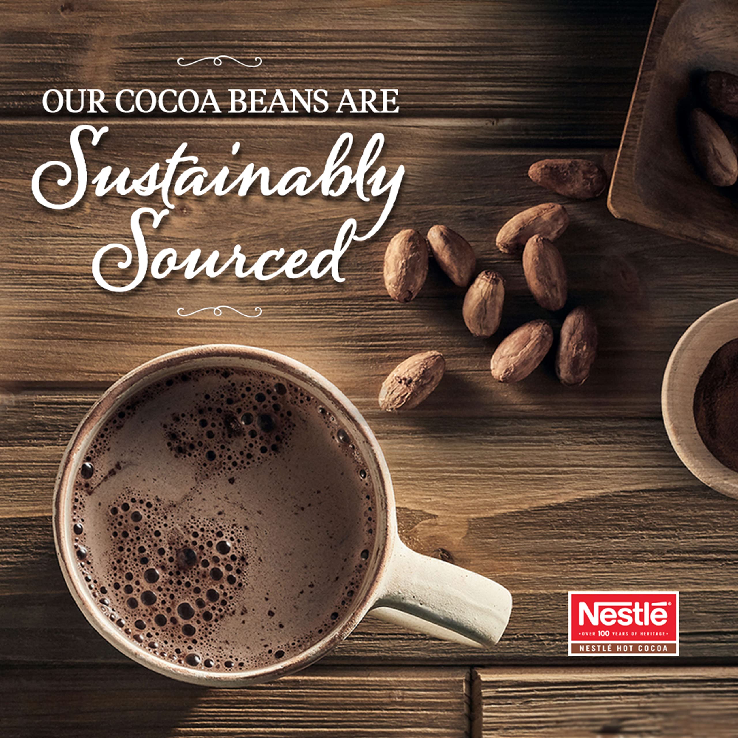 Nestle Hot Chocolate Mix, Whipper Mix, Dark Chocolate Flavor Hot Cocoa, Bulk Whipped Cocoa, 2 lb Bag