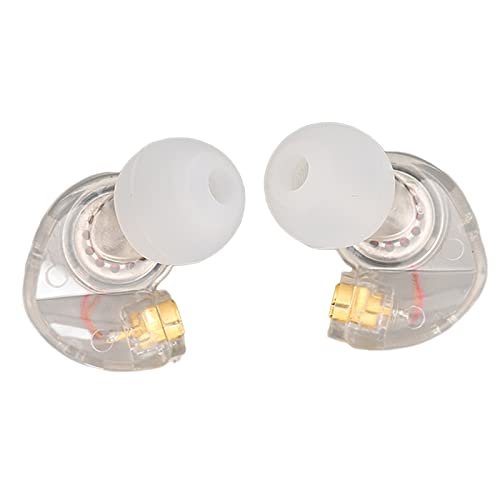 ASHATA Earphone Head Replacement for Shure SE215 SE315 SE535, Pluggable Detachable HiFi Earpiece Head,Sports Earphone Earbud Head, for MMCX Interface Cable(Transparent)