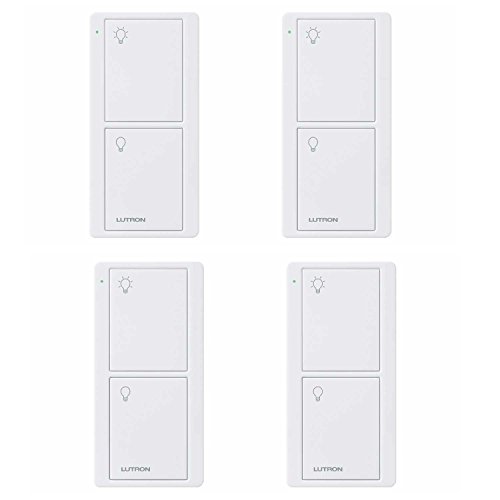 Lutron PJ2-2B-GWH-L01 Pico On/Off Remote Control, White (4-pack)