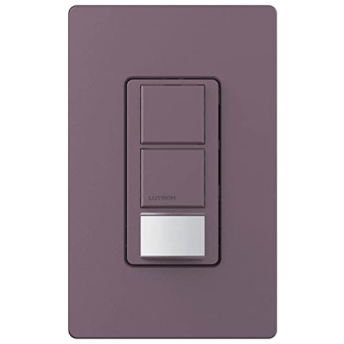 Lutron MS-OPS6-DDV-WH Motion Sensor, Maestro Occupancy Sensor Switch, 6A, Single Pole/Dual Circuit - White