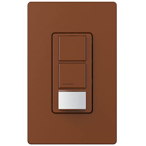 Lutron MS-OPS6-DDV-WH Motion Sensor, Maestro Occupancy Sensor Switch, 6A, Single Pole/Dual Circuit - White