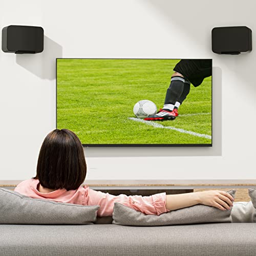 WALI Speaker Wall Mount Brackets for SONOS Play 5 Gen2 (1 Pack, Black)