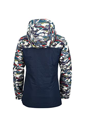 Arctix Kids Slalom Insulated Winter Jacket, White Multi Camo, Medium