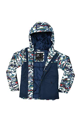 Arctix Kids Slalom Insulated Winter Jacket, White Multi Camo, Medium