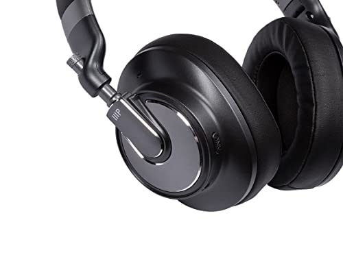 Monoprice SonicSolace II Active Noise Cancelling (ANC) Over Ear Headphone, Bluetooth 5, Supports Apple Siri and Google Assistant Personal Voice Assistants