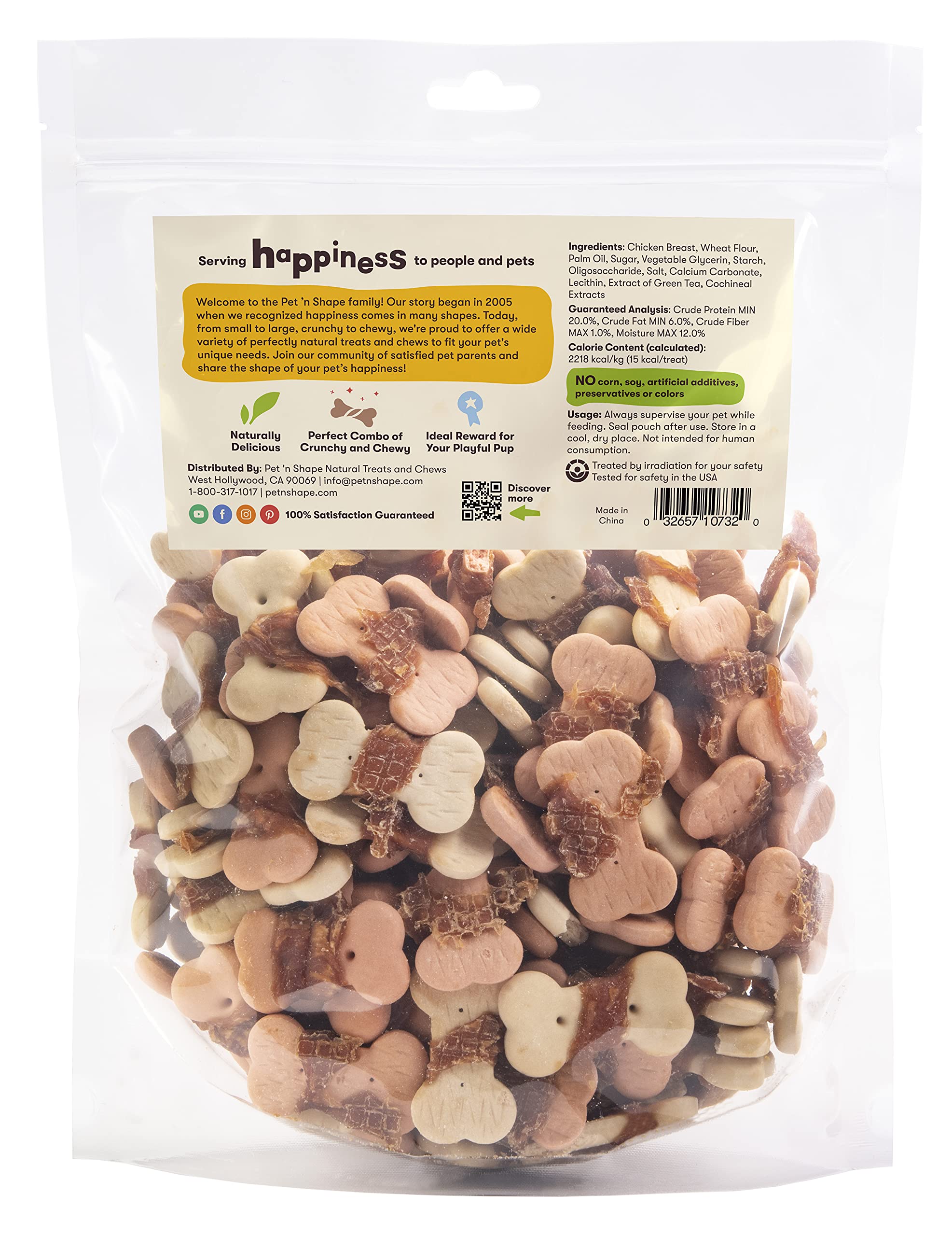 ---Pet 'n Shape Chik 'n Wrapped Biscuits β Natural Chicken Wrapped Dog Treats - 35 Ounce